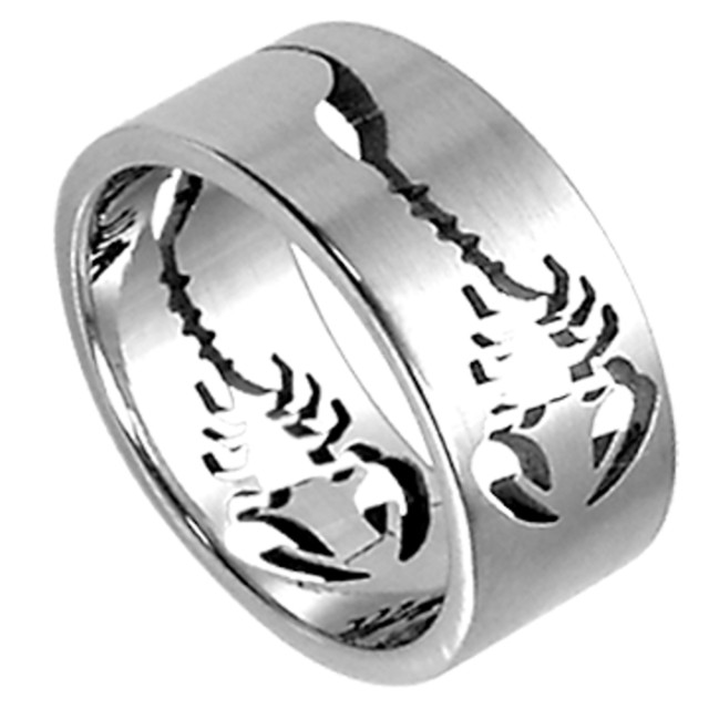 Stahl Ring Scorpion, size 57